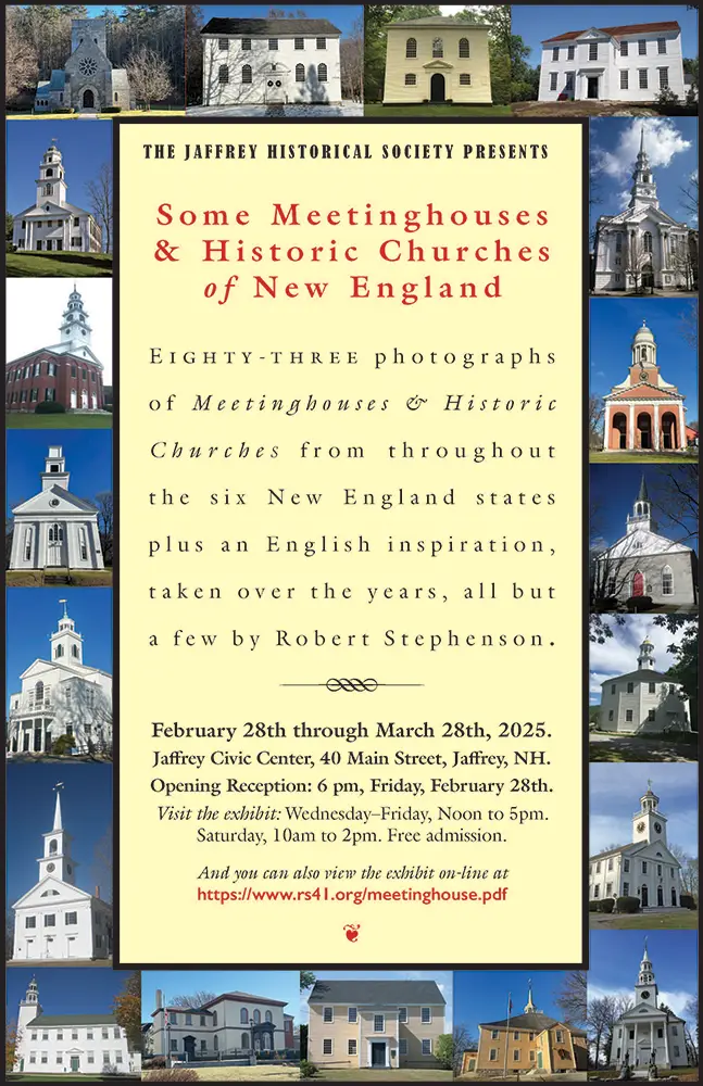 Some Meetinghouses & Historic Churches of New England Show - Jaffrey ...